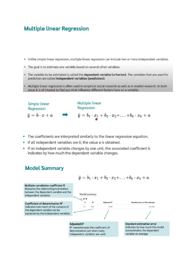Econometrics Pdf Regression Analysis Dependent And Independent