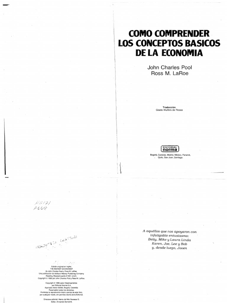 Como Comprender Los Conceptos Basicos de La Economía | PDF