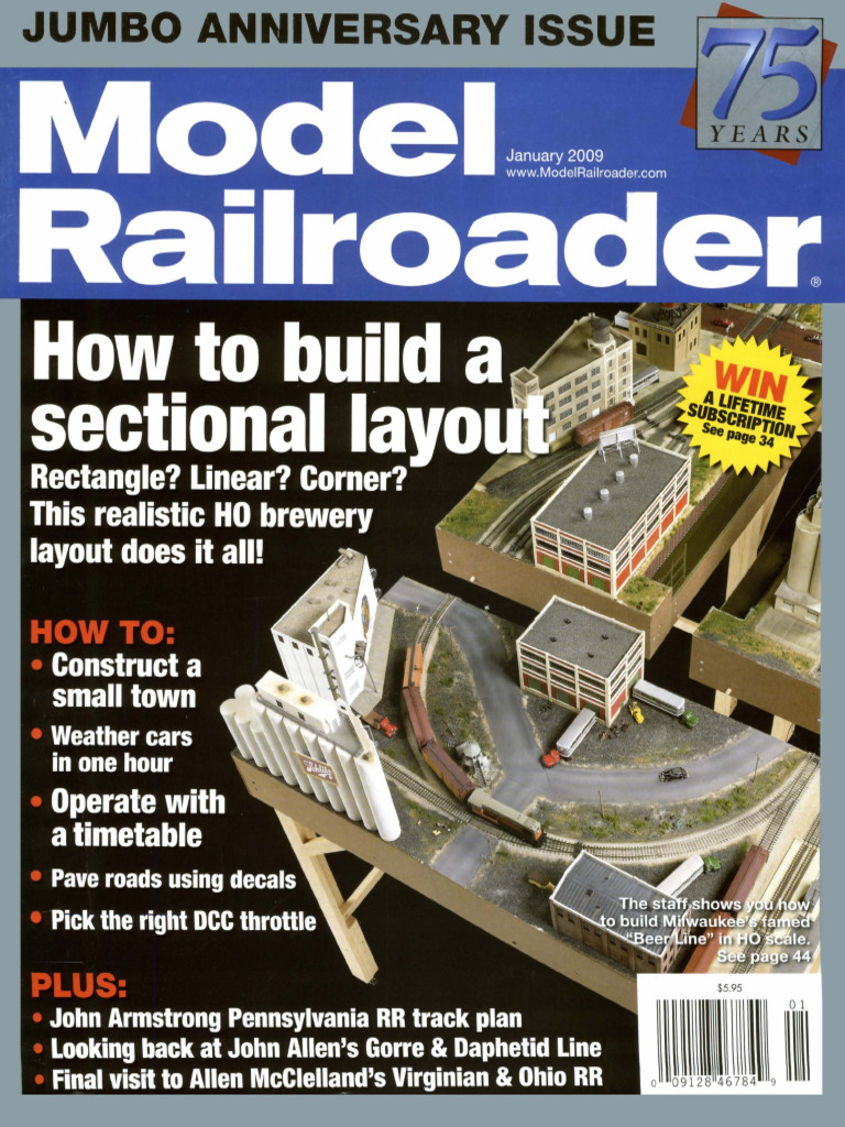 Model Railroader January 2009 | PDF