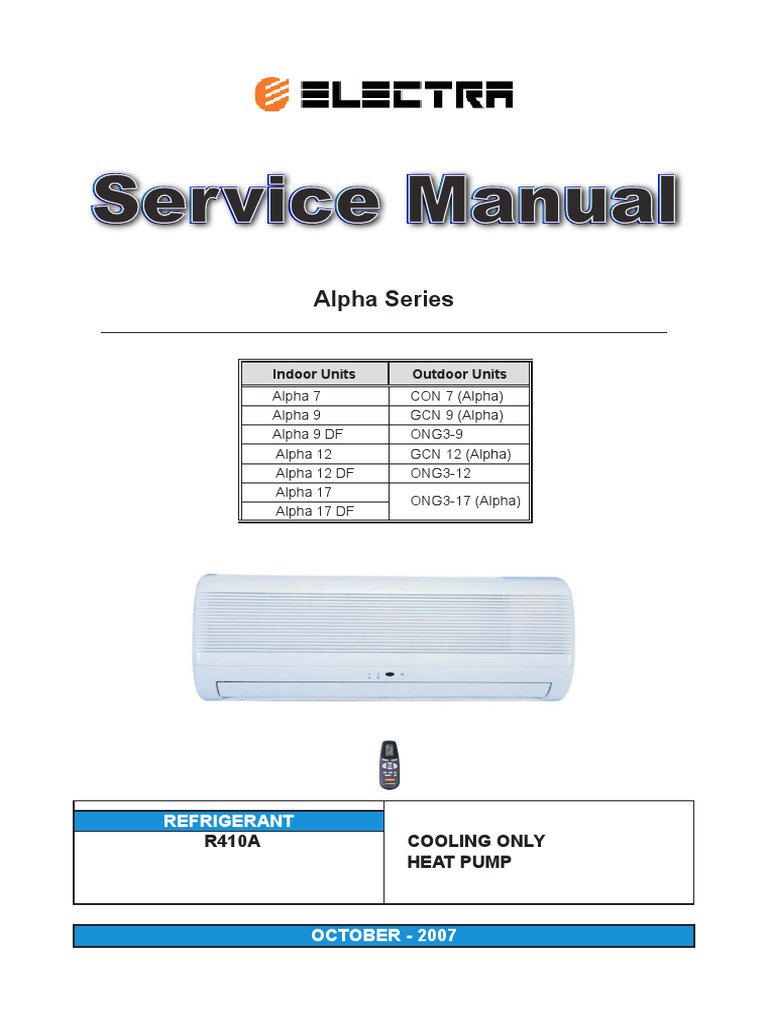 Alpha Series Service Manual Overview | PDF | Pipe (Fluid Conveyance ...