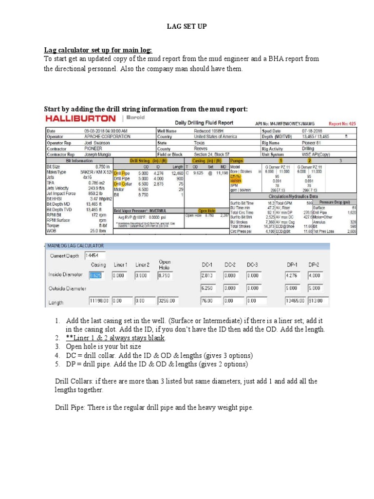 Lag Set Up | PDF | Casing (Borehole)