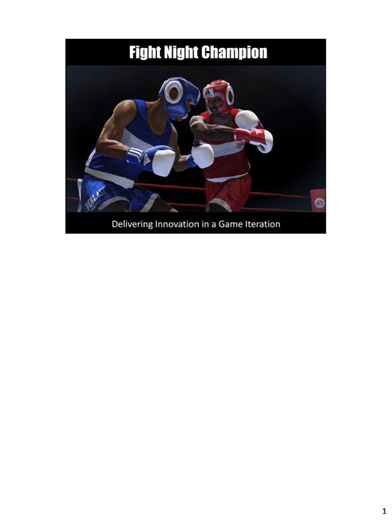Fight Night Champion GDC Presentation | PDF | Shader | Rendering (Computer Graphics)