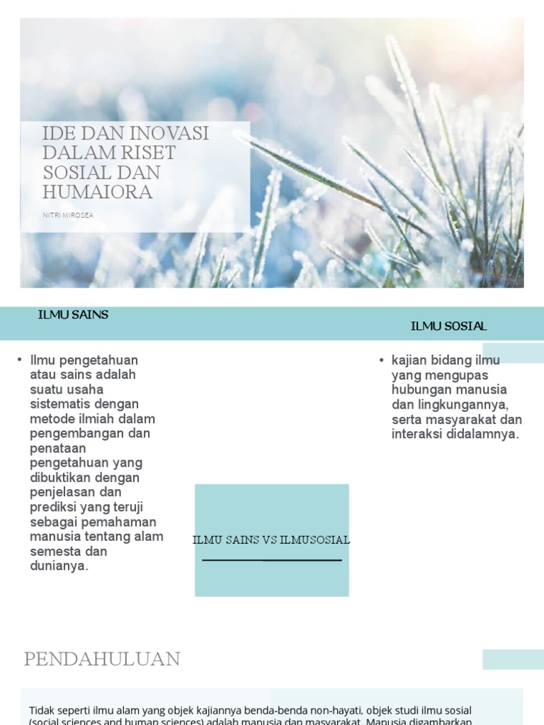 Kajian Riset Sosial Dan Humaniora | PDF