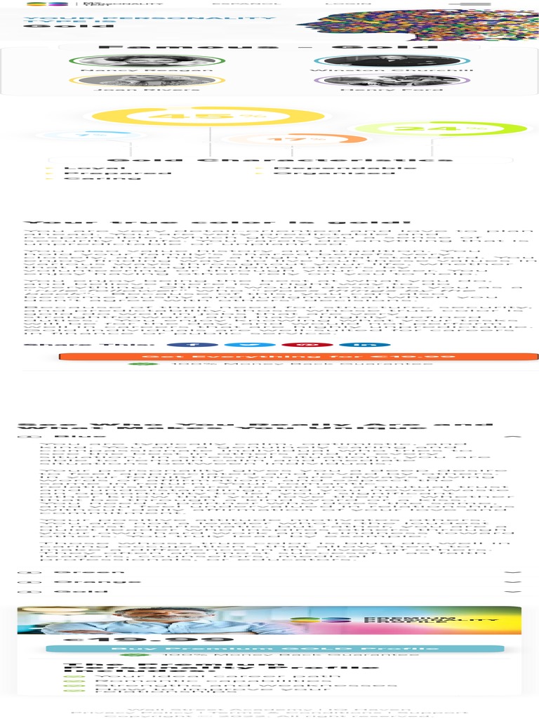 100 Free Personality Test - Discover Yourself | PDF | Social Psychology ...