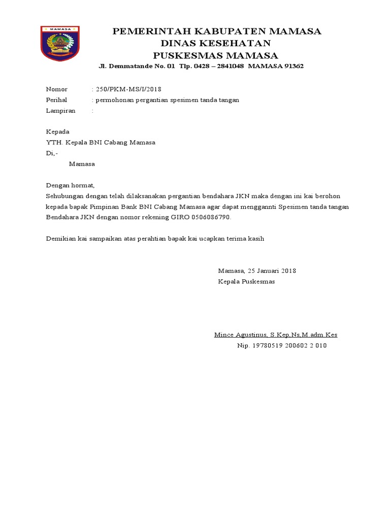 Surat Tugas BR | PDF