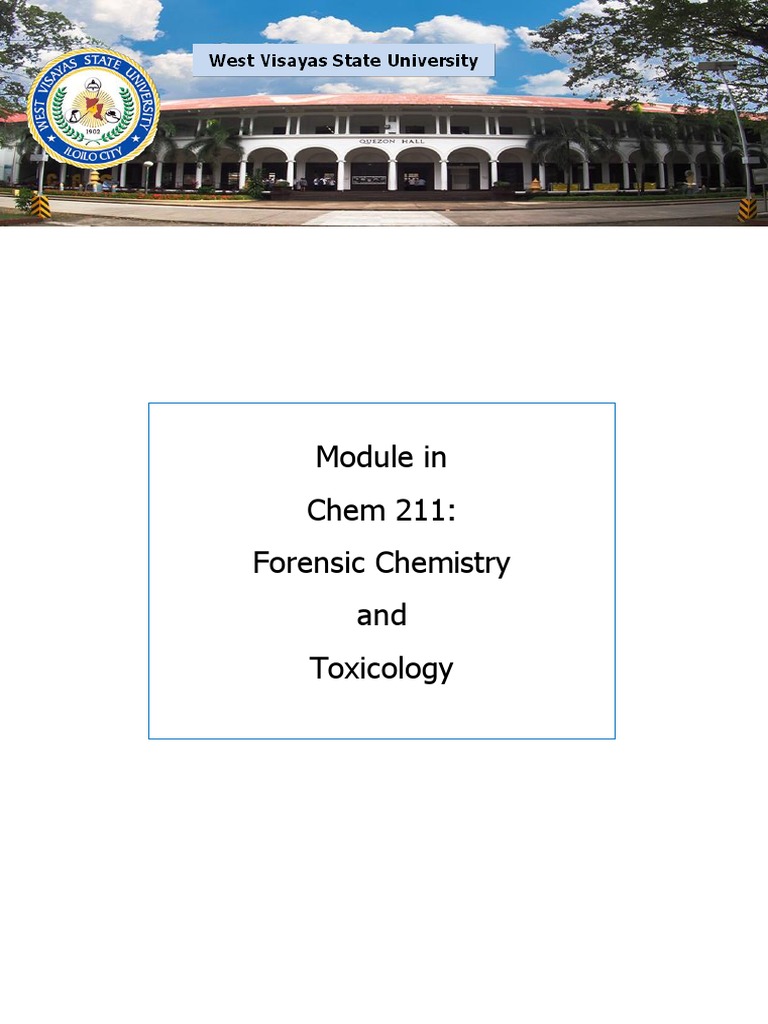 Forensic Chemistry and Toxicology Module | PDF | Forensic Science ...