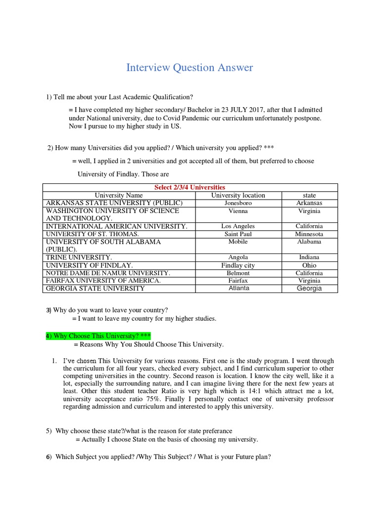 Embassy Interview - Sample QA | PDF | Car