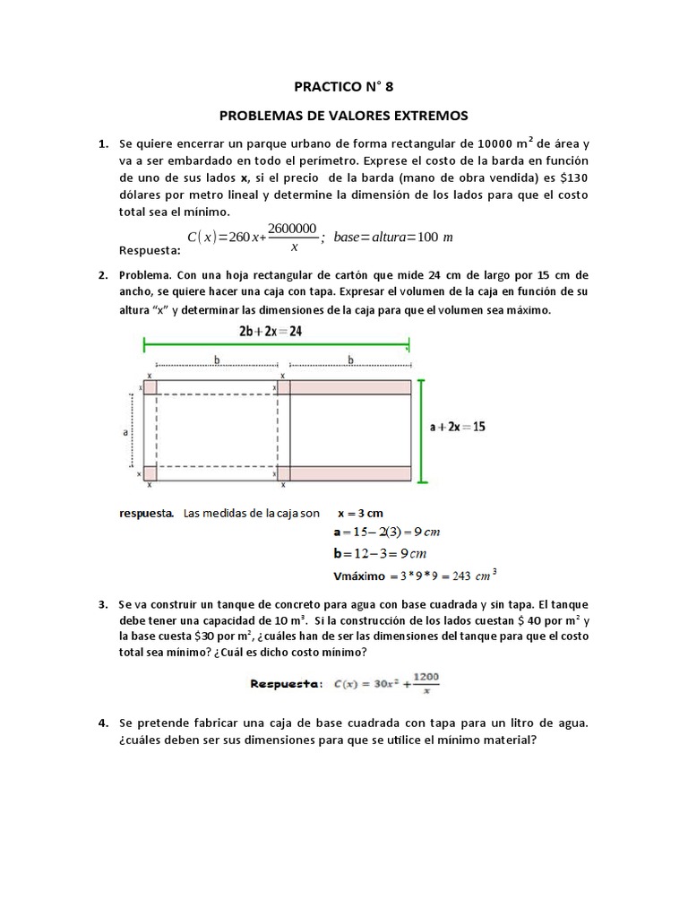Practico 8 Problemas de V.E. 1-2023 | PDF