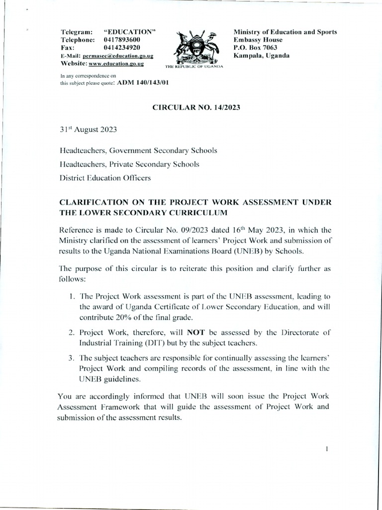 Circular No. 14-2023 | PDF