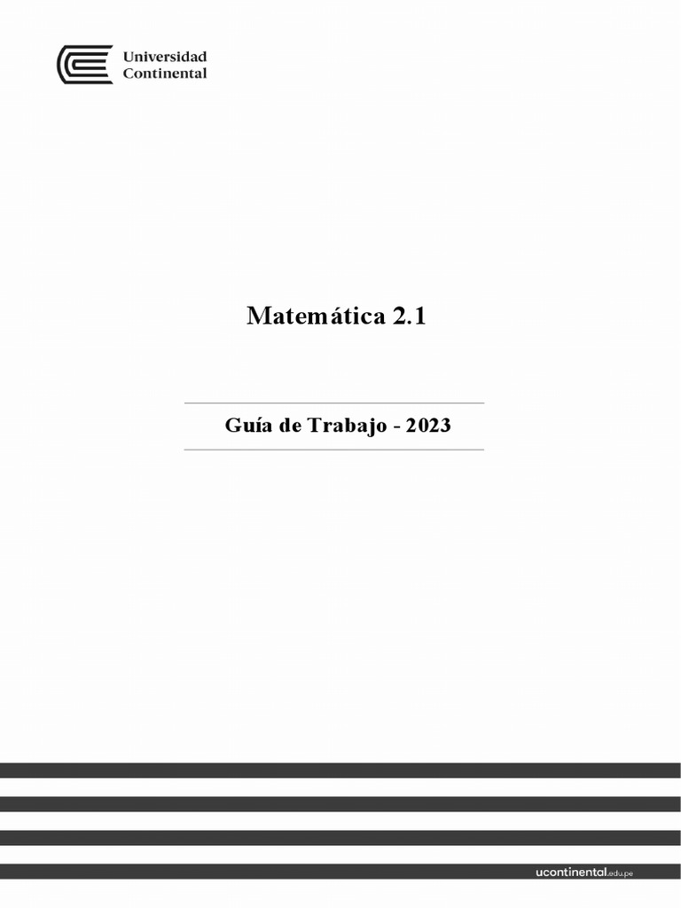 GUIA - DE - TRABAJO - MAT - 2.1 - UC - 2023-10 Ok | PDF