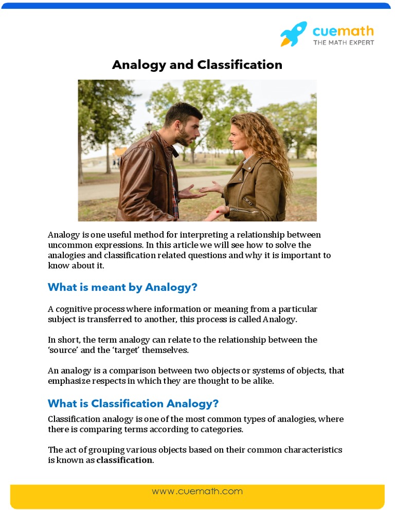 File Analogy and Classification 1616070481 | PDF | Analogy ...
