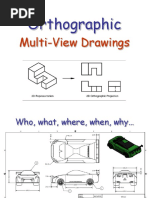 Orthographic Drawing Basics | PDF | Elementary Geometry | Classical ...