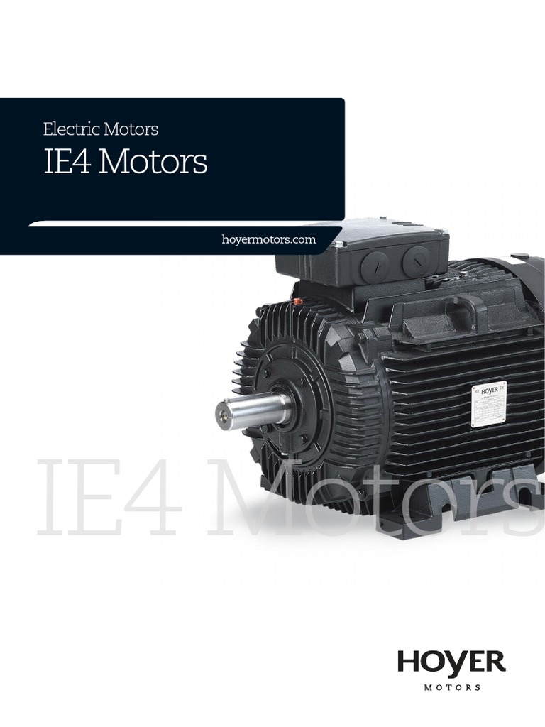 Hoyer Motors IE4 Catalogue | PDF | Electric Motor | Mechanical Engineering