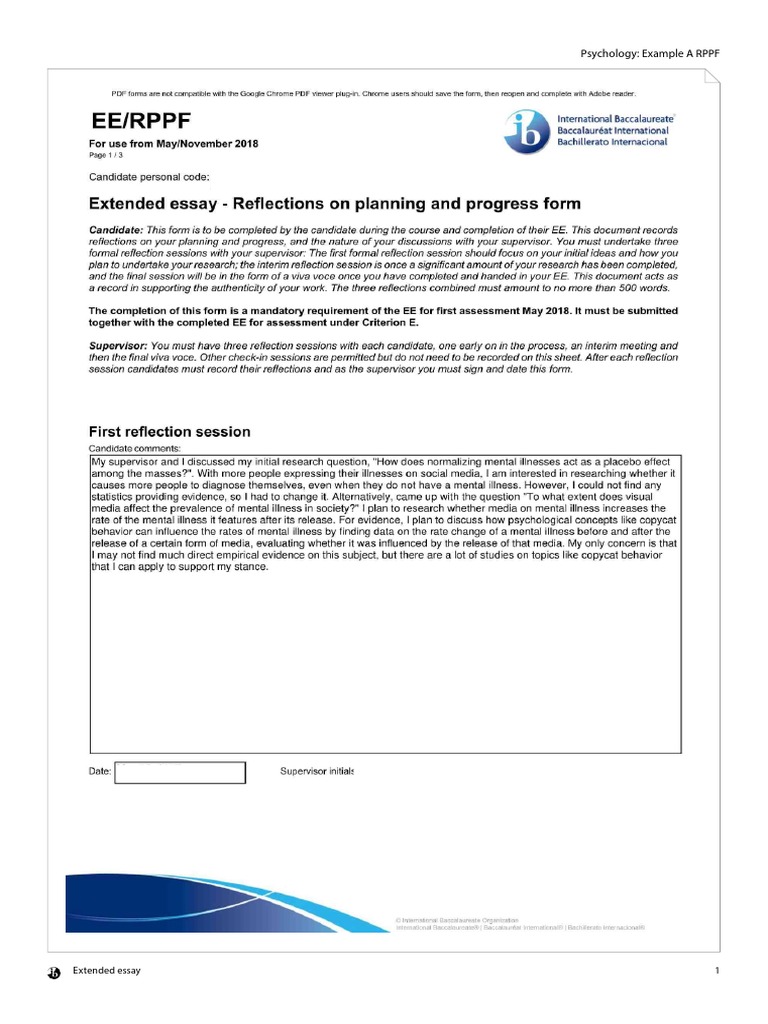 EE - Psych - Examplea - RPPF - Encopy Cat Effect | PDF