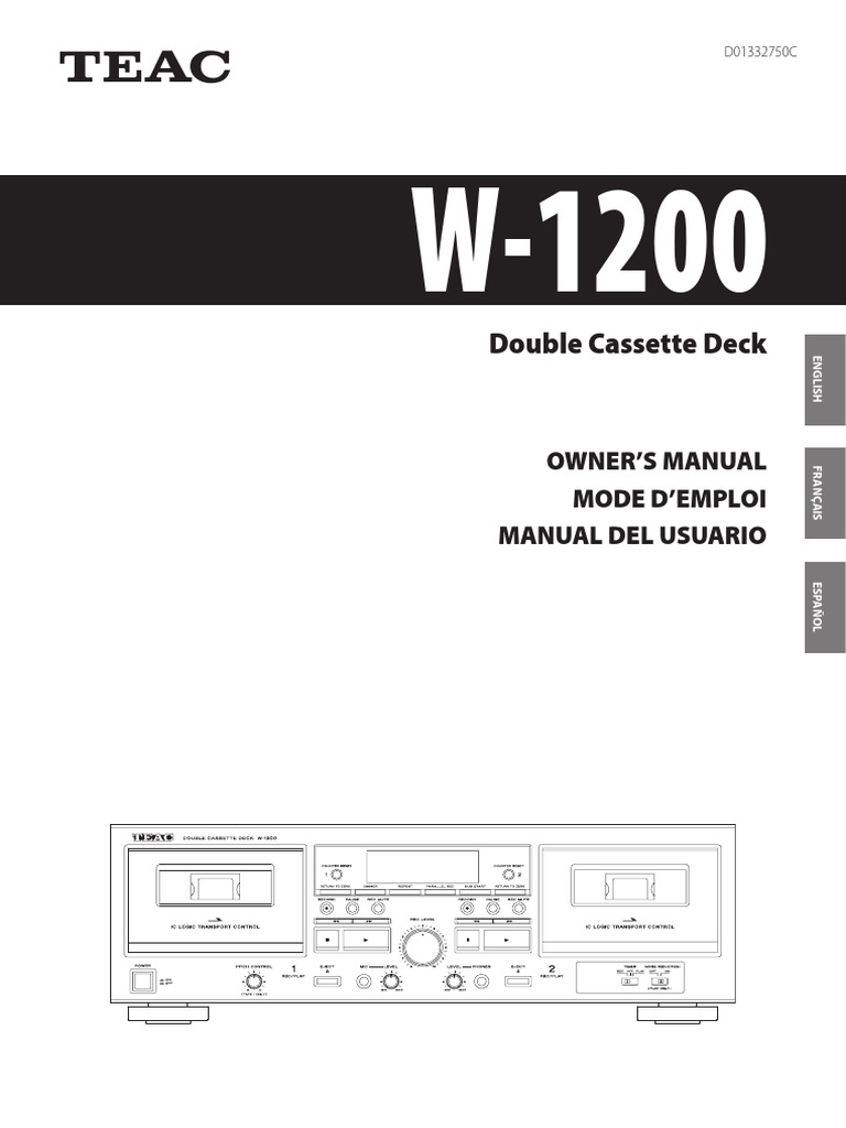 Manual W 1200 EFS | PDF | Equipment | Manufactured Goods