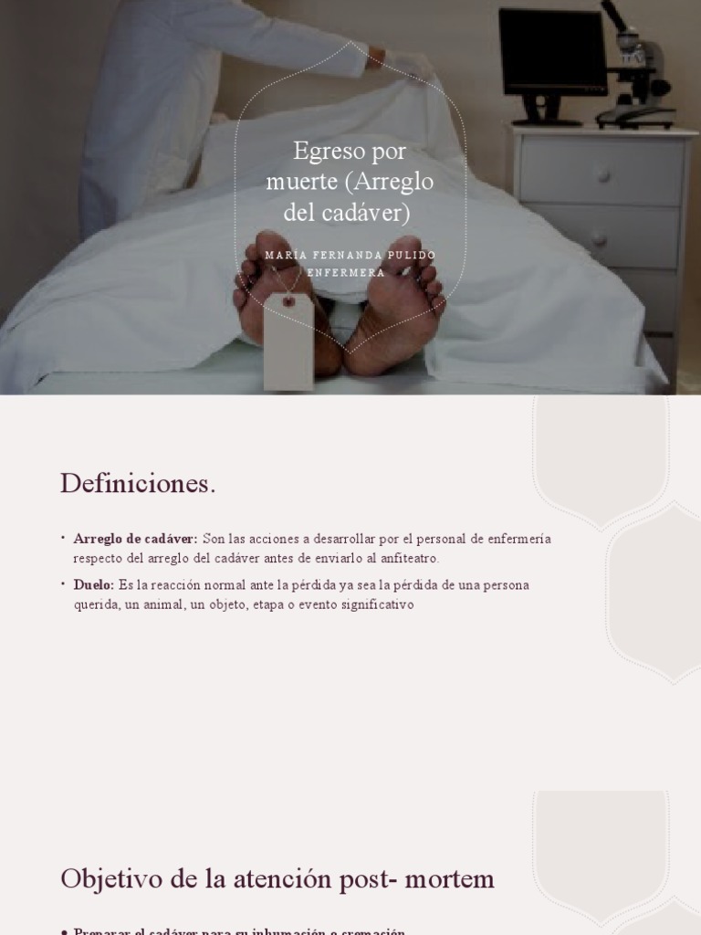 Arreglo de Cadaver Pasos | PDF | Dolor | Muerte