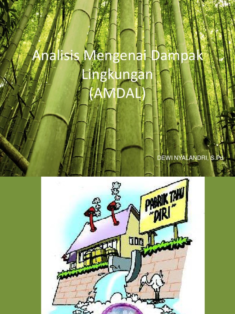 Ringkasan Materi IPA KD 3.8. AMDAL | PDF