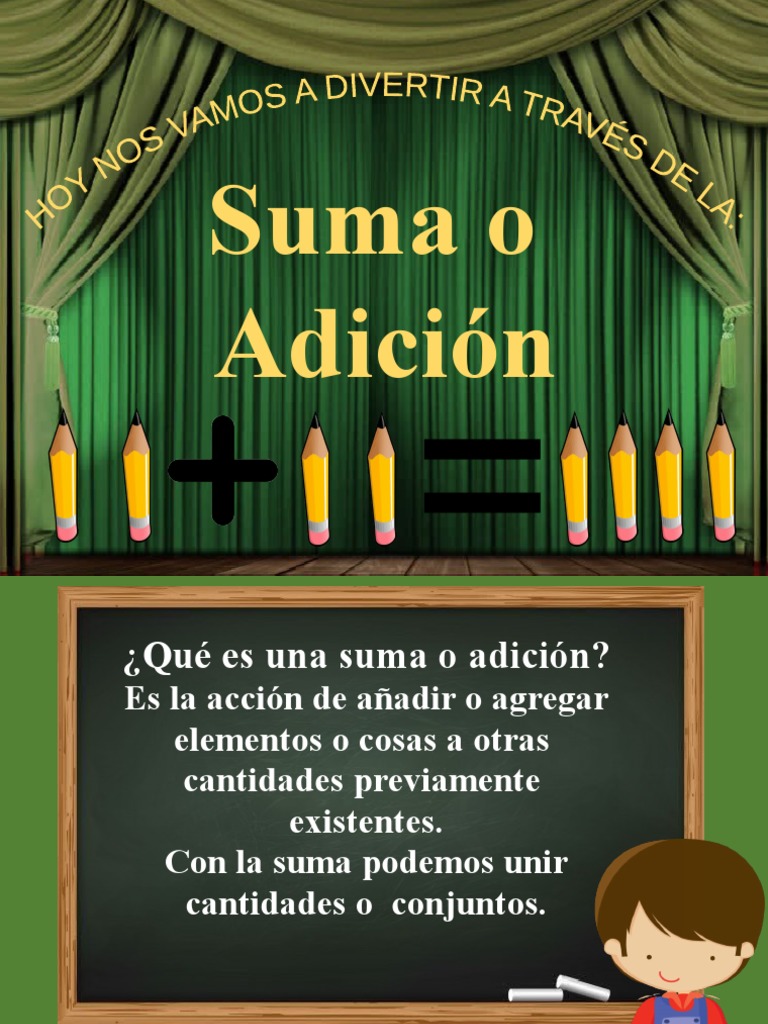 Suma o Adición (Resolver Problemas Simples de Manera Concreta y Pictórica, Agregando Elementos ...