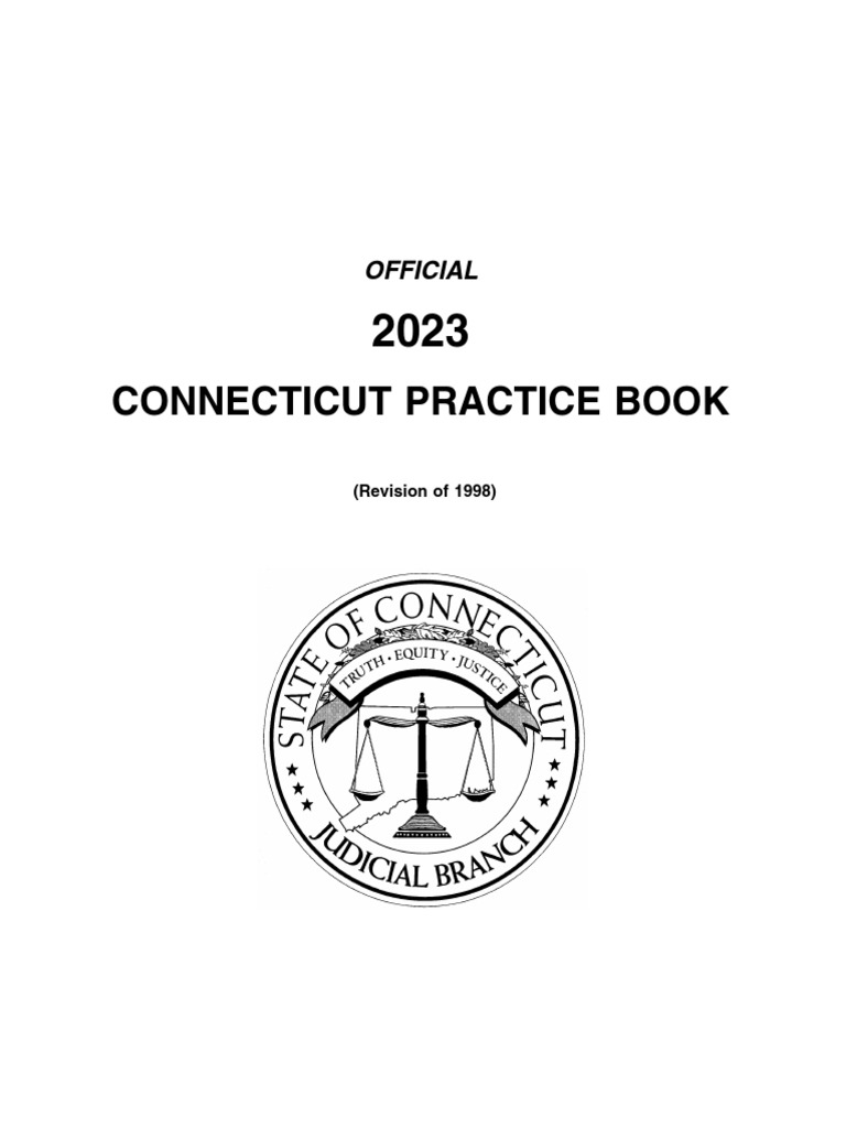 Connecticut Practice Book: Official | PDF | Lawyer | Appeal