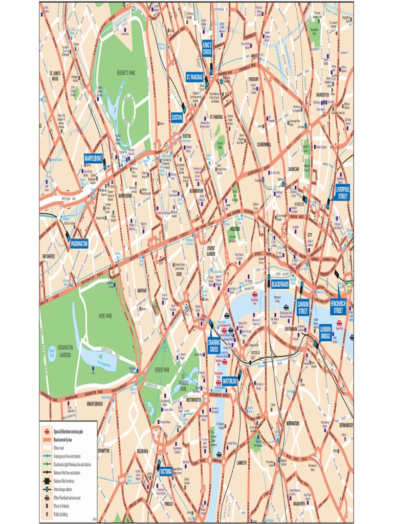 4.london Walking Map | PDF
