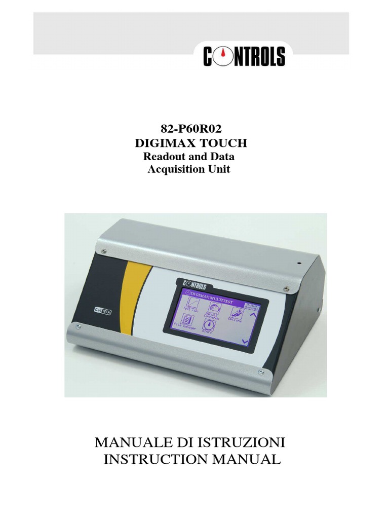 82-P60R02 Digimax Touch: Manuale Di Istruzioni Instruction Manual | PDF | Usb | Icon (Computing)