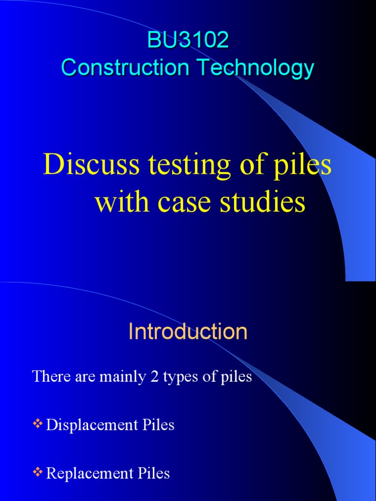 Contech Presentation | PDF | Deep Foundation | Anchor