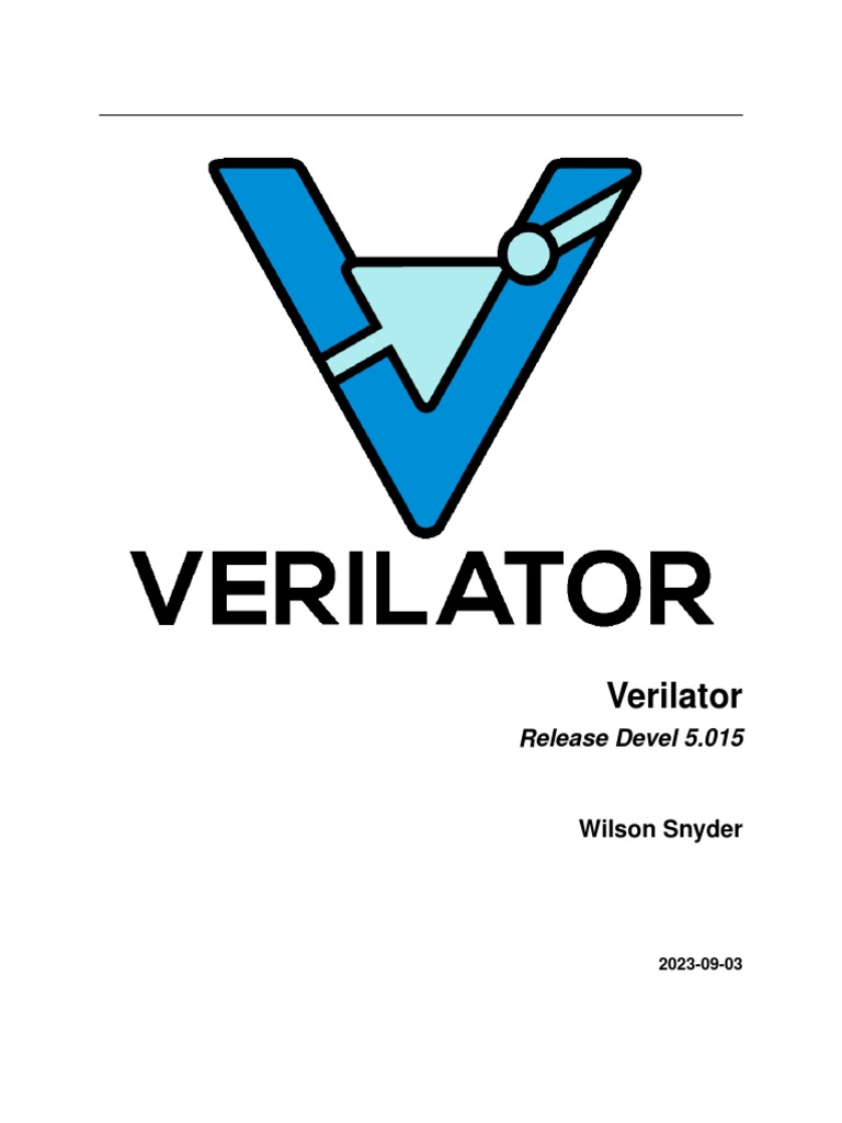Verilator Pdf Unix Software Computer Architecture