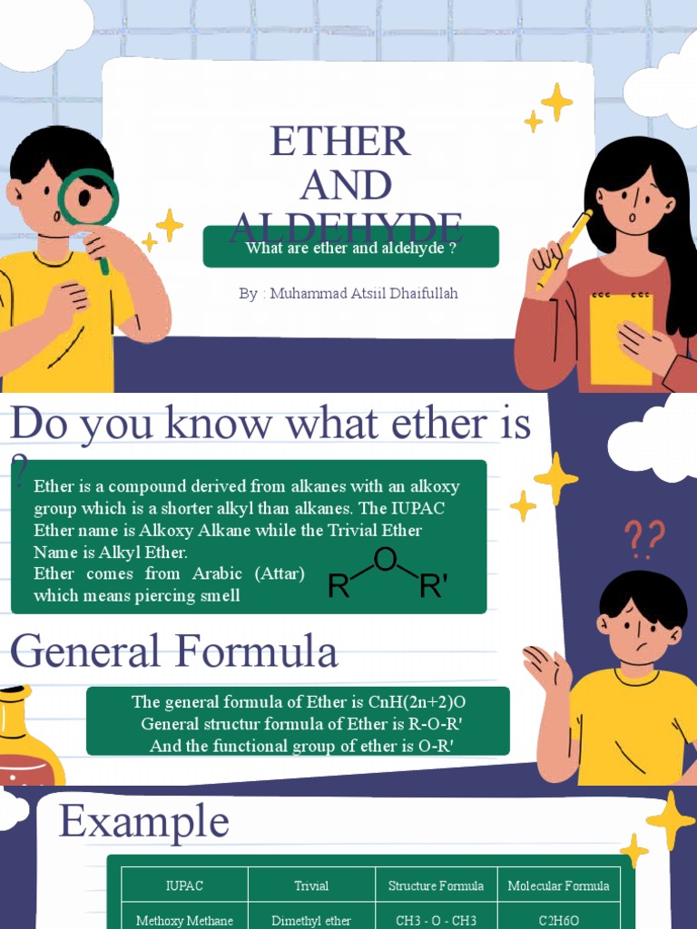 Ether and Aldehyde Explained | PDF | Ether | Aldehyde