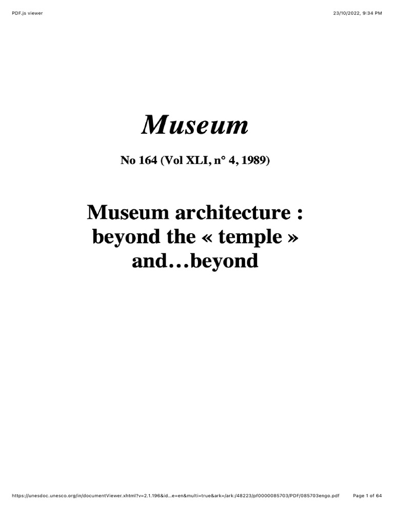 Museum Architecture Beyond The Temple and Beyond | PDF | Computer File ... Museum Architecture Beyond The Temple and Beyond | PDF | Computer File ...