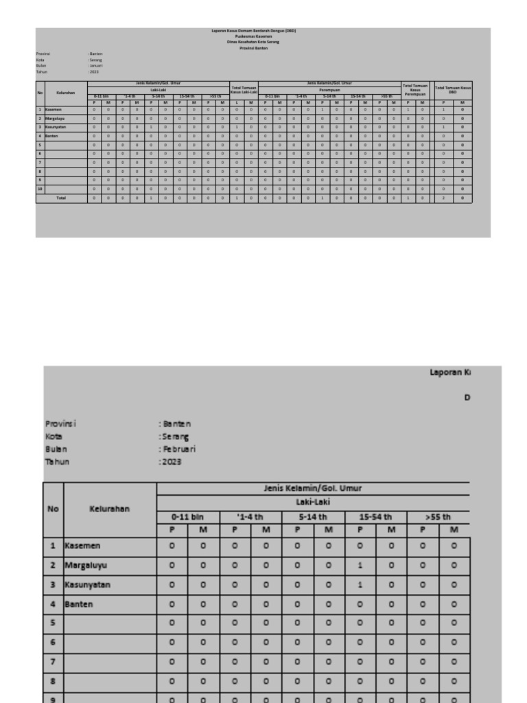 Form Lapbul DBD 2023 Kasemen-3 | PDF