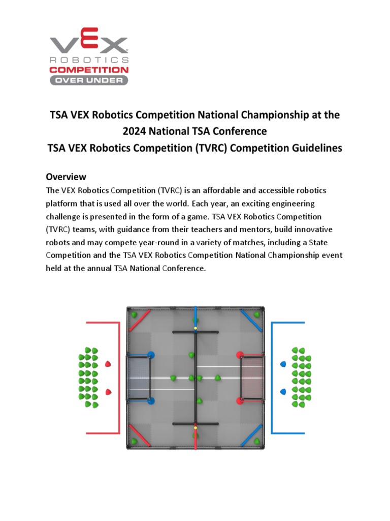 TSA VEX Robotics 2024 Championship | PDF | Business | Technology & Engineering
