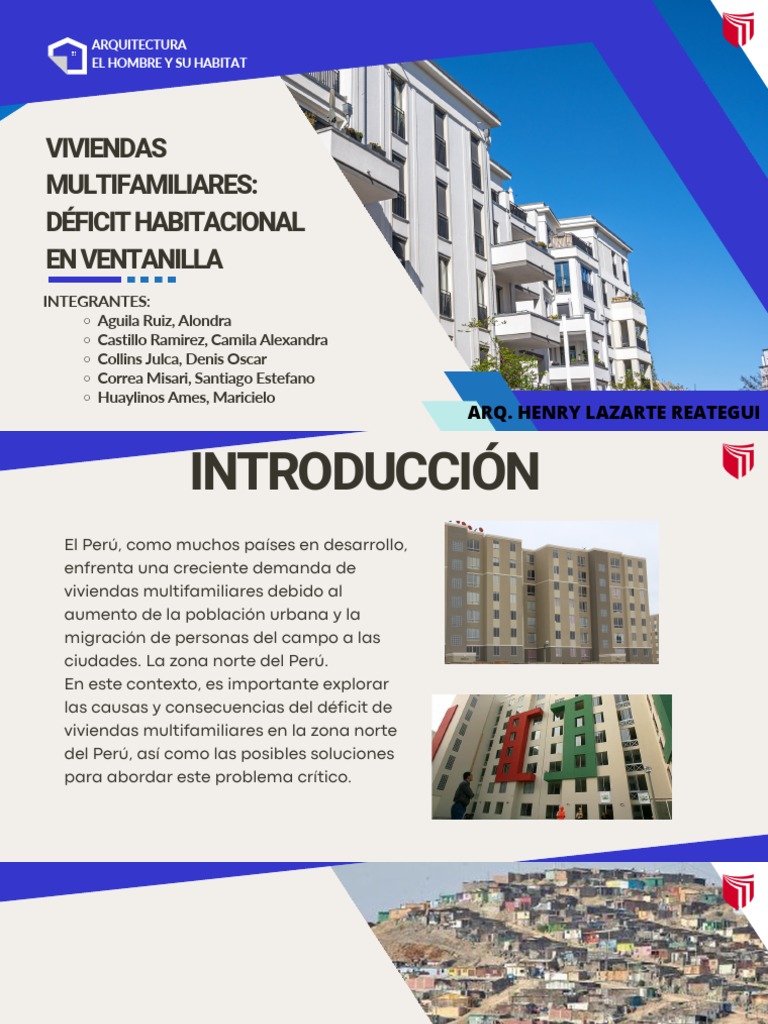 Viviendas Multifamiliares Deficit Habitacional en Ventanilla | PDF | Lima