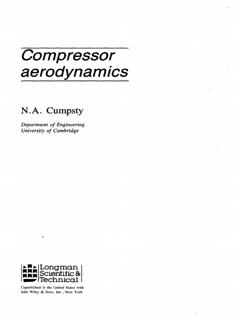 Compressor Aerodynamics | PDF | Mechanical Engineering | Gas Technologies