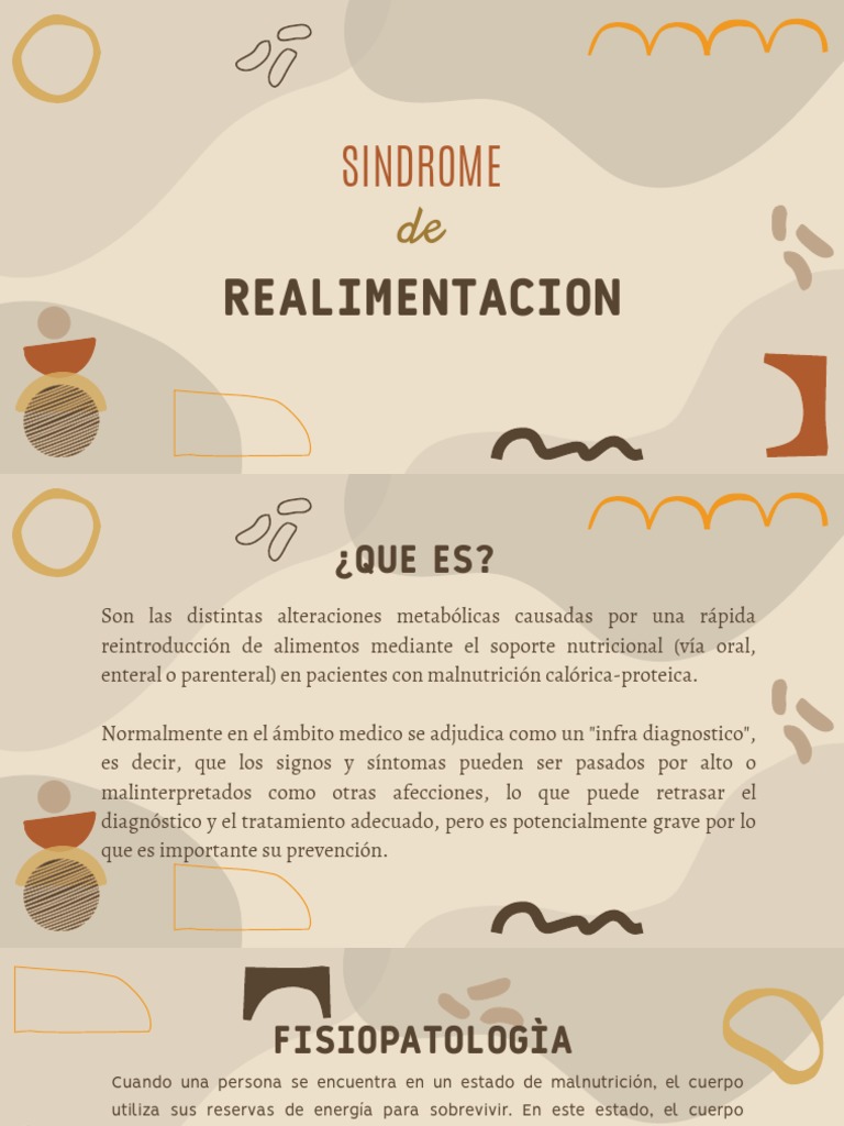 1 Sindrome de Realimentacion | PDF | Especialidades Medicas ...
