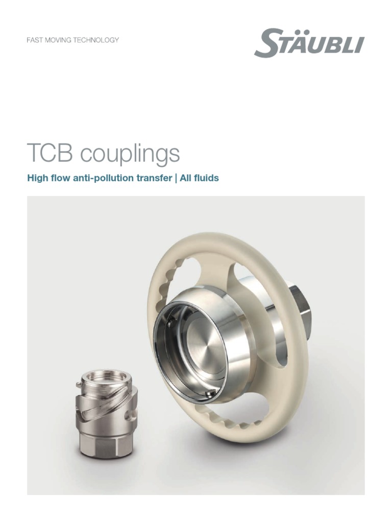 TCB All Fluids High Flow Couplings Staubli Us | PDF | Mechanical ...