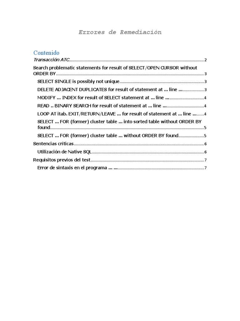 Solucionar Errores de Remediación | PDF | Information Science ... Solucionar Errores de Remediación | PDF | Information Science ...