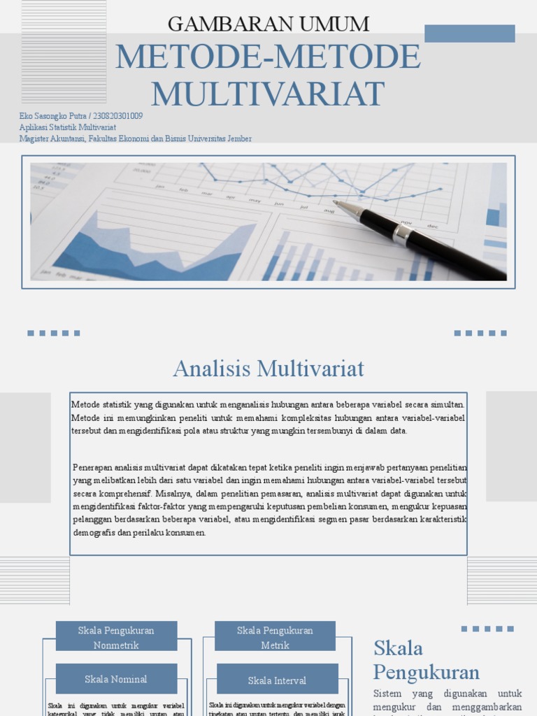 Metode-Metode Multivariat | PDF