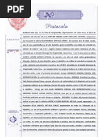 Formato de Hoja Protocolo Con Margenes | PDF | Guatemala | Justicia