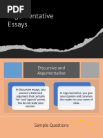 AP English Language Argumentative Essay Template (With Examples) | PDF ...