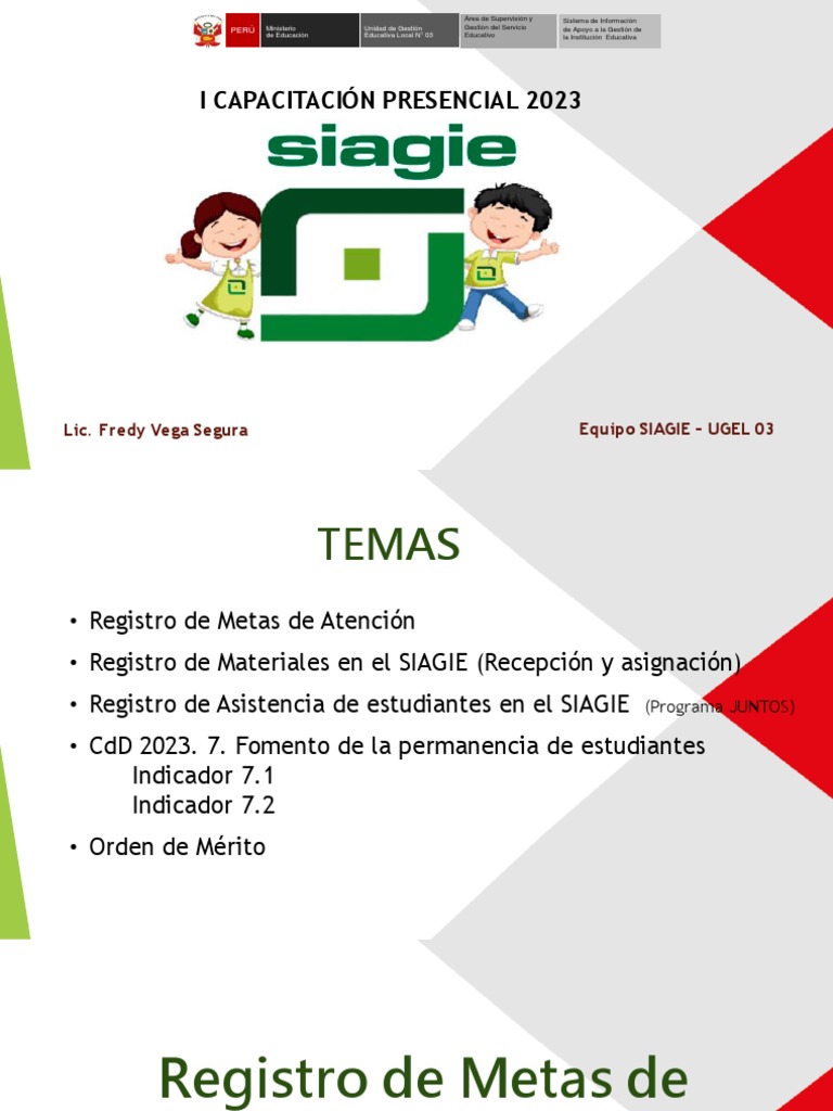 Capacitacion Siagie EBR 14JUN23 IE PÚBLICOS | PDF | Educación primaria
