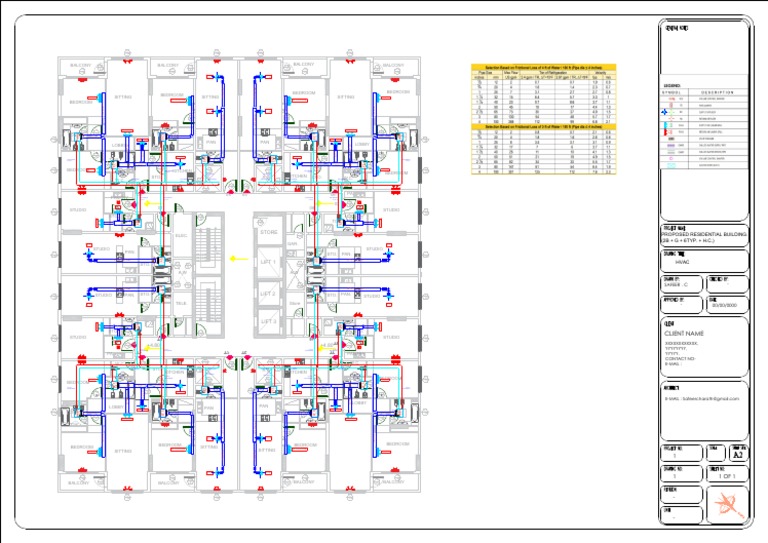 HVAC Design Draft SHEET Model | PDF