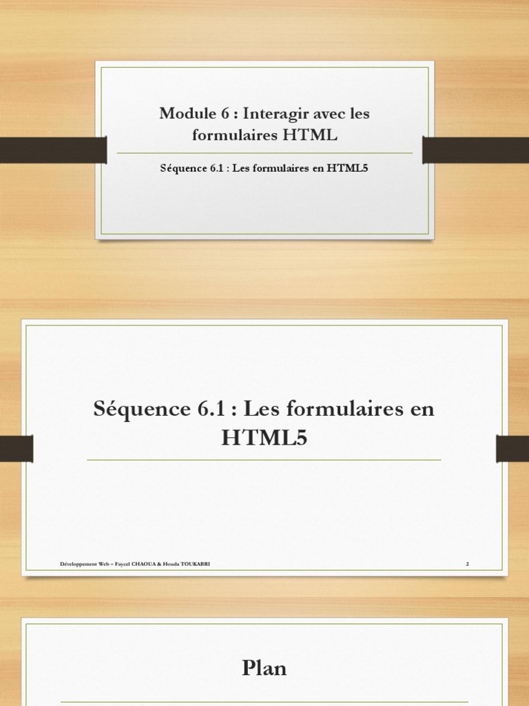 Séquence 6.1 | PDF | Programmation web | Internet