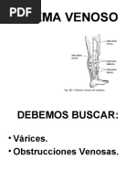 Signo de Homans y Edema Venoso | PDF | Angiología | Rtt