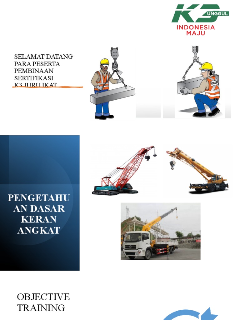 Pelatihan K3 Operator Keran Angkat | PDF