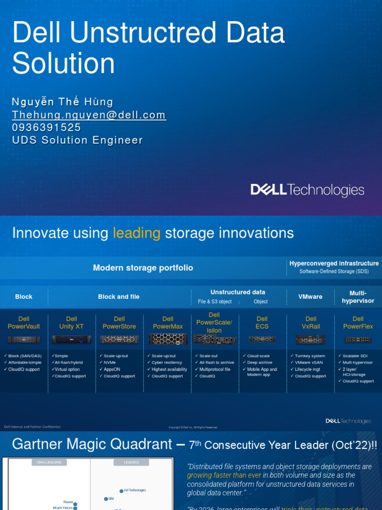 Dell Powerscale - Scale Out NAS | PDF | Backup | Cloud Computing