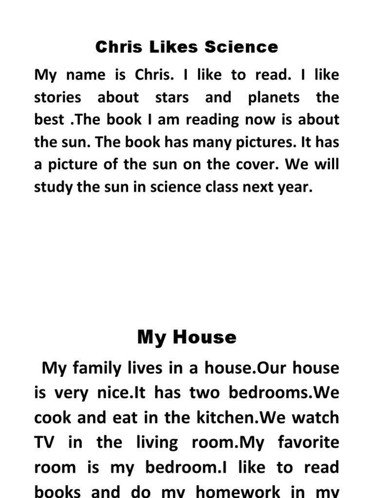 Chris Likes Science | PDF