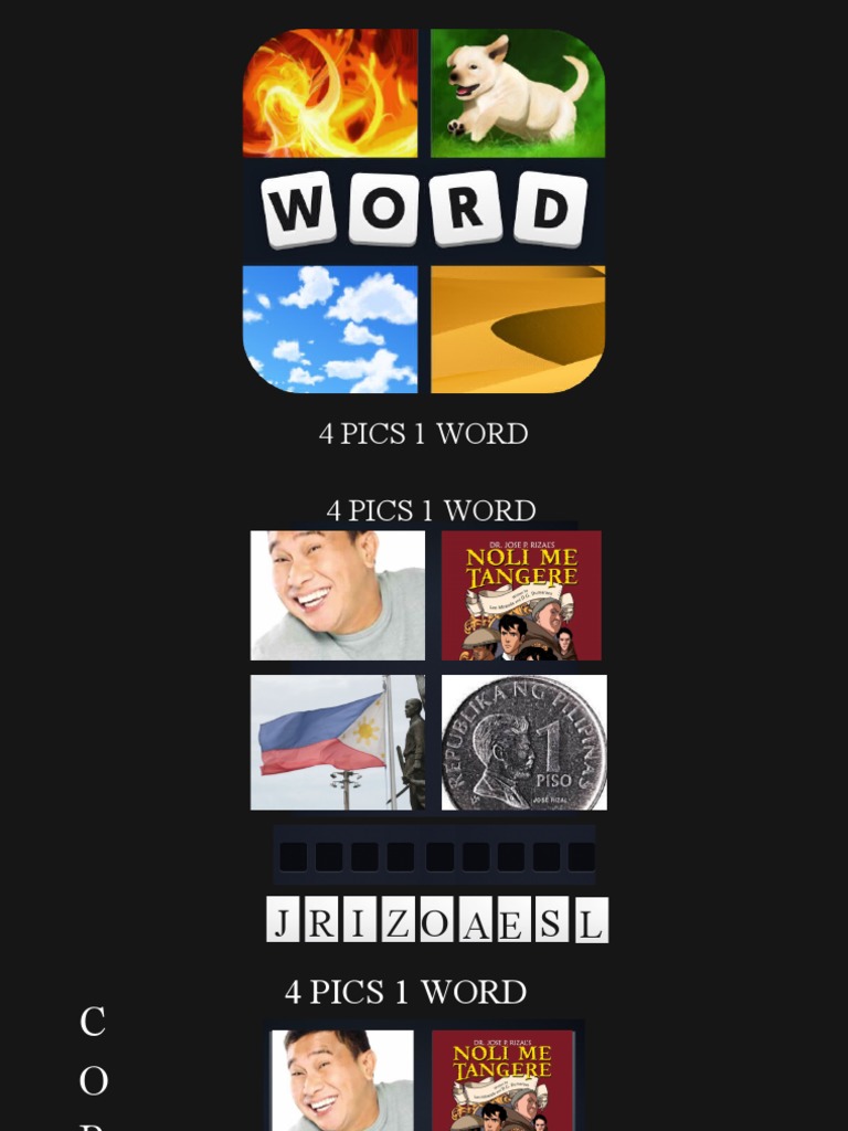 4 Pics 1 Word | PDF