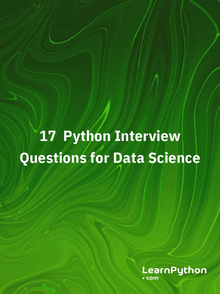17 Dsinterviewquestions Pdf Python Programming Language Parameter Computer Programming 3931