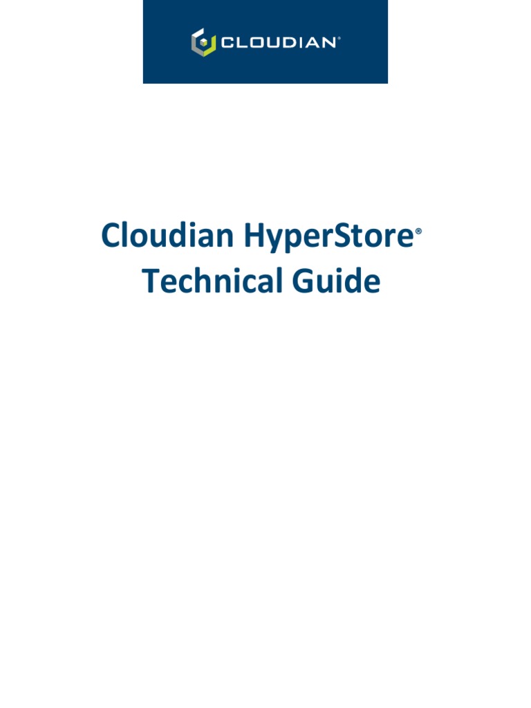 Cloudian HyperStore Technical Whitepaper | PDF | Cloud Computing | Computer Data Storage