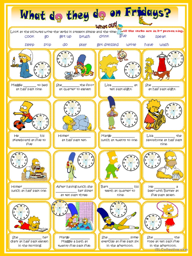 Present Simple | PDF